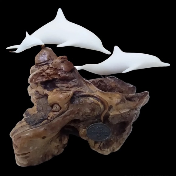 John Perry | Art | John Perry Sculpture Dolphin Pod Family Figurine ...